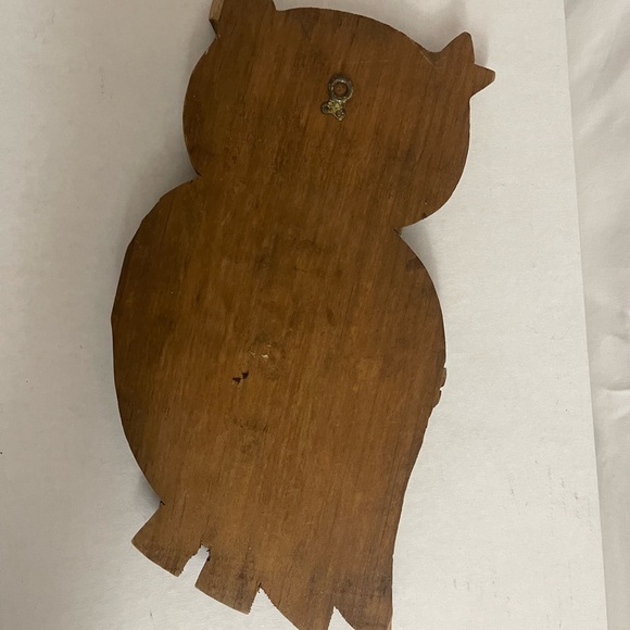 Wall Decor | Vintage Carved Wood Owl Plaque | Poshmark